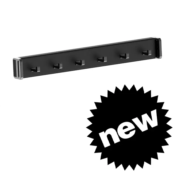 14" Slide-Out Belt Rack Deco | The Closet Works